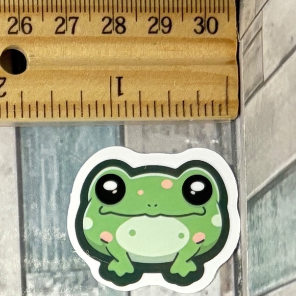 Office | 110 Cartoon Kawaii Frog Reusable Waterproof Vinyl Sticker ...